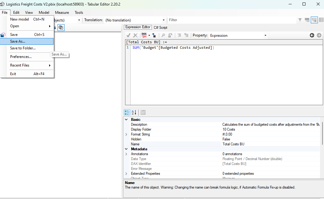 Power BI Documentation: Update Measure Descriptions Fast